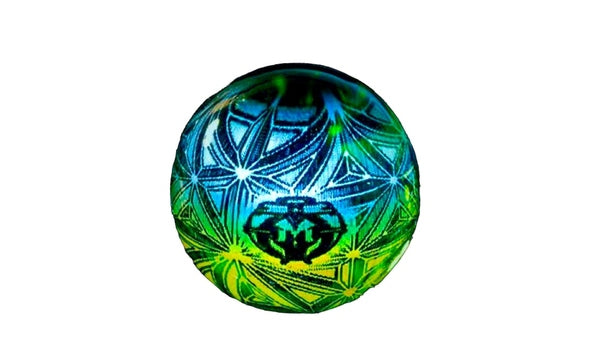 “HEX GEM” MARBLE- Teal – DGG Shipping Department