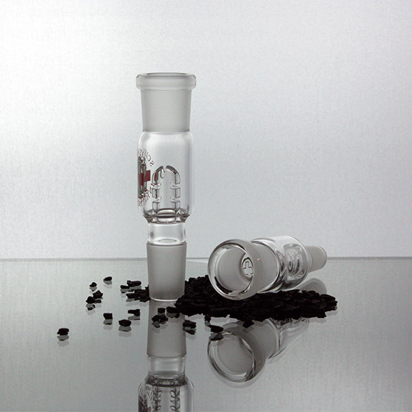 Glass Carbon Filter Adapter – 14mm, Female Top/Male Bottom Diffuser ...