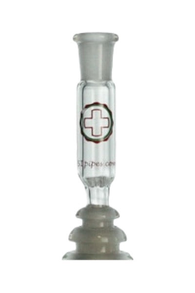 Glass Carbon Filter Adapter – 18mm, Female Top/Male Bottom Honeycomb ...